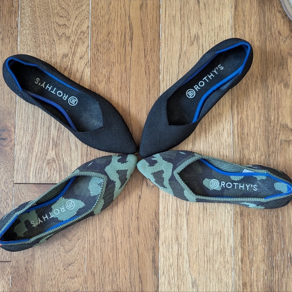 Rothy's | Shoes | 2 Pairs Of Rothys Size 85 Euc | Poshmark